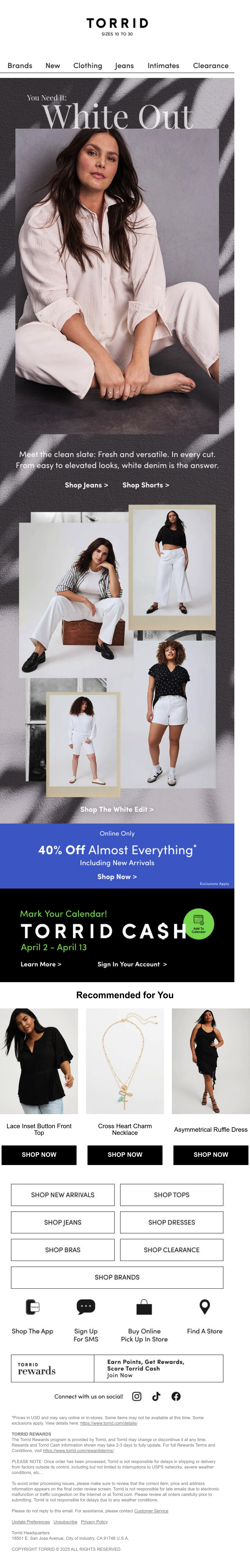 Email Inspiration from Torrid - Email Love