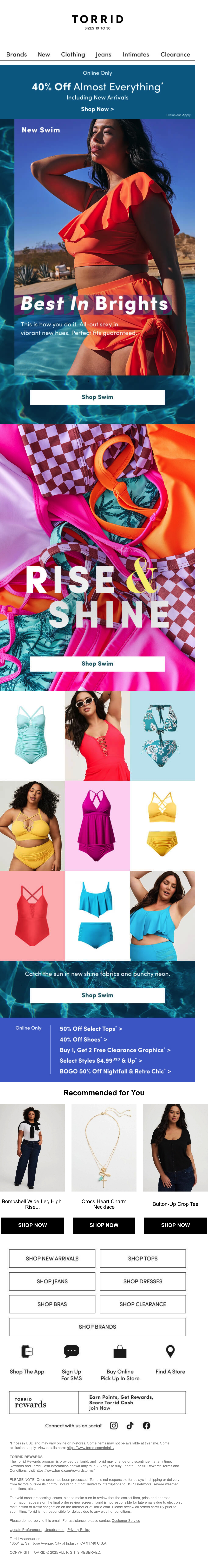 Email Inspiration from Torrid - Email Love