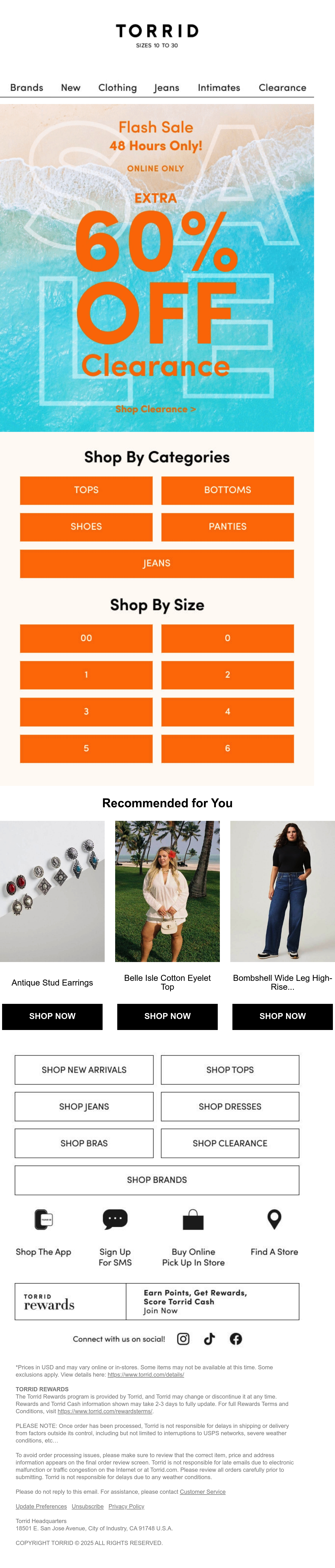 Email Inspiration from Torrid - Email Love