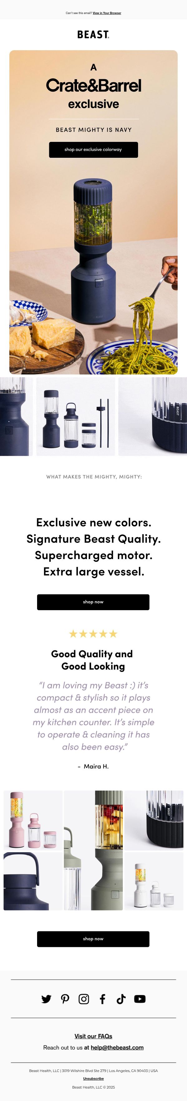 Email Design Inspiration by Snif