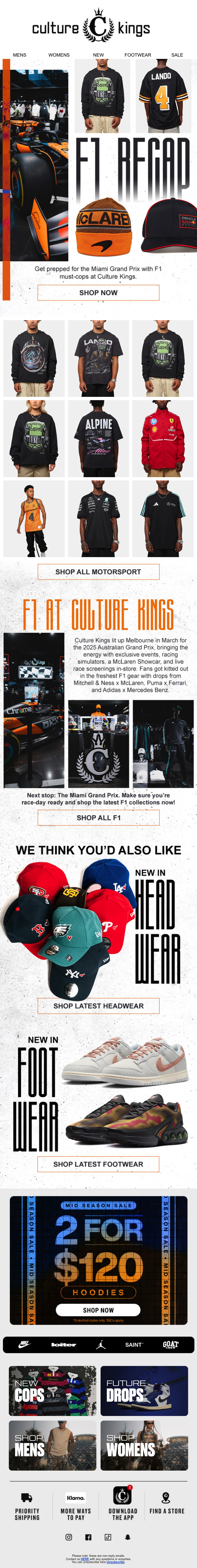 Email Inspiration from Culture Kings - Email Love