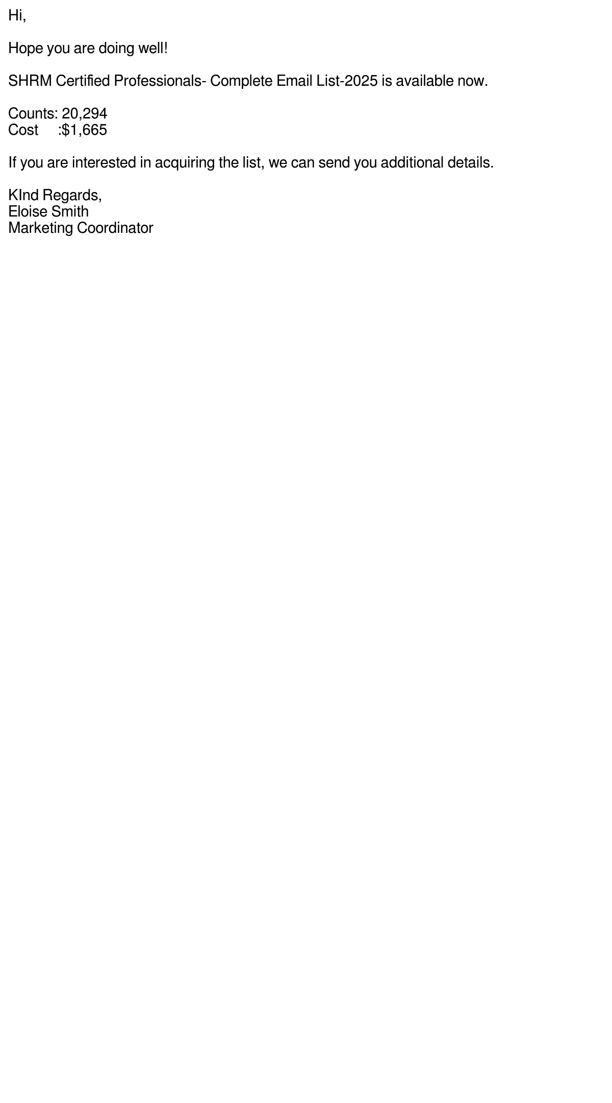 Email Inspiration from Eloise Smith - Email Love