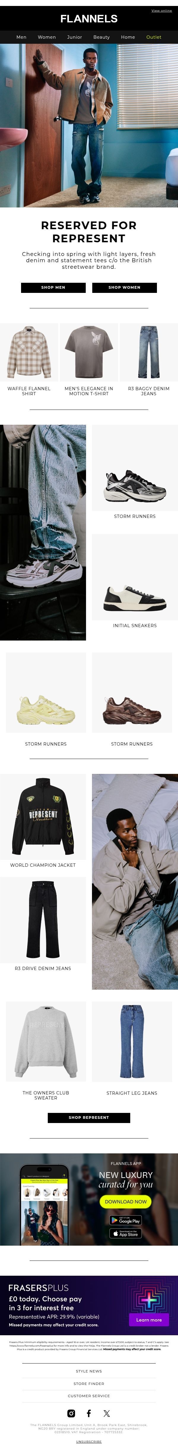 Email Inspiration from FLANNELS - Email Love