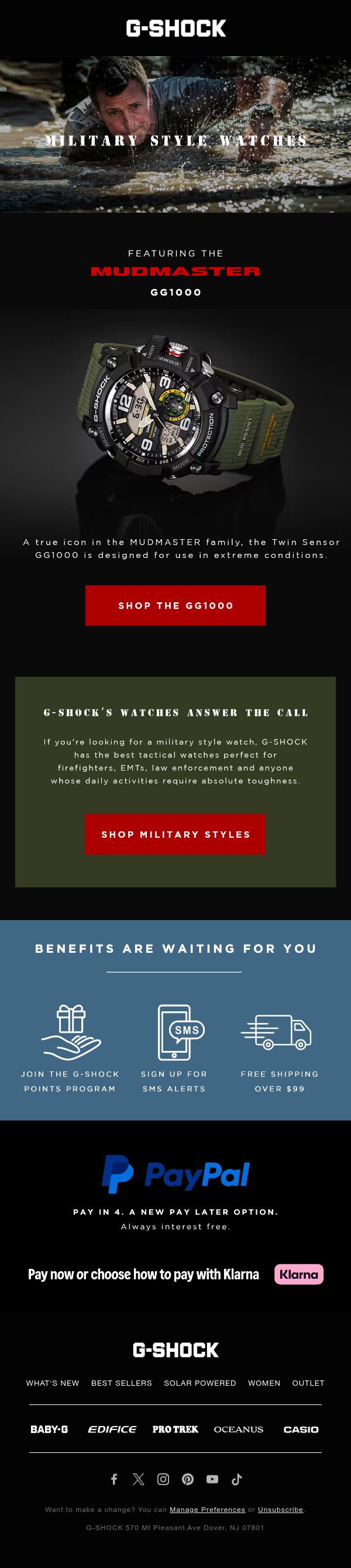 Email Inspiration from G-SHOCK - Email Love