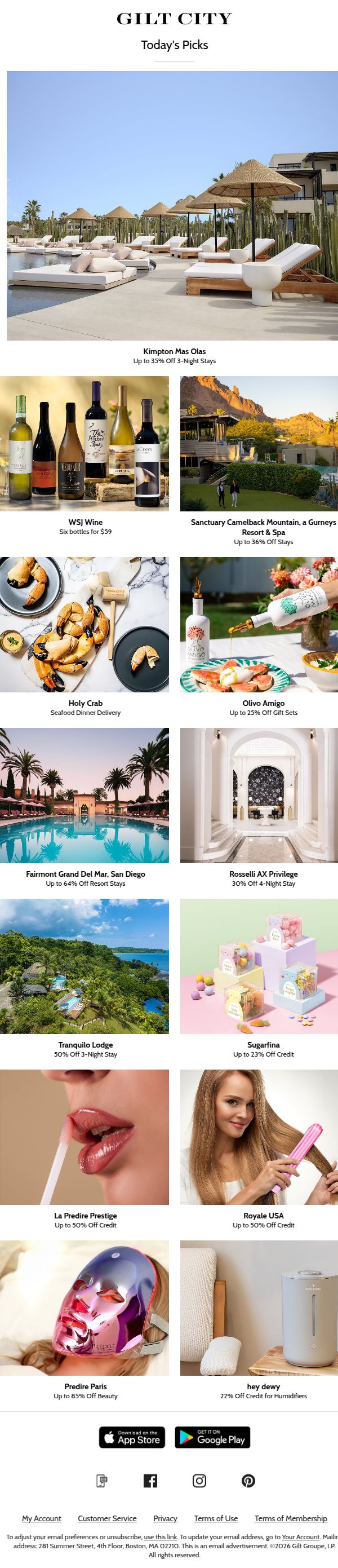 Email Inspiration from Gilt City - Email Love