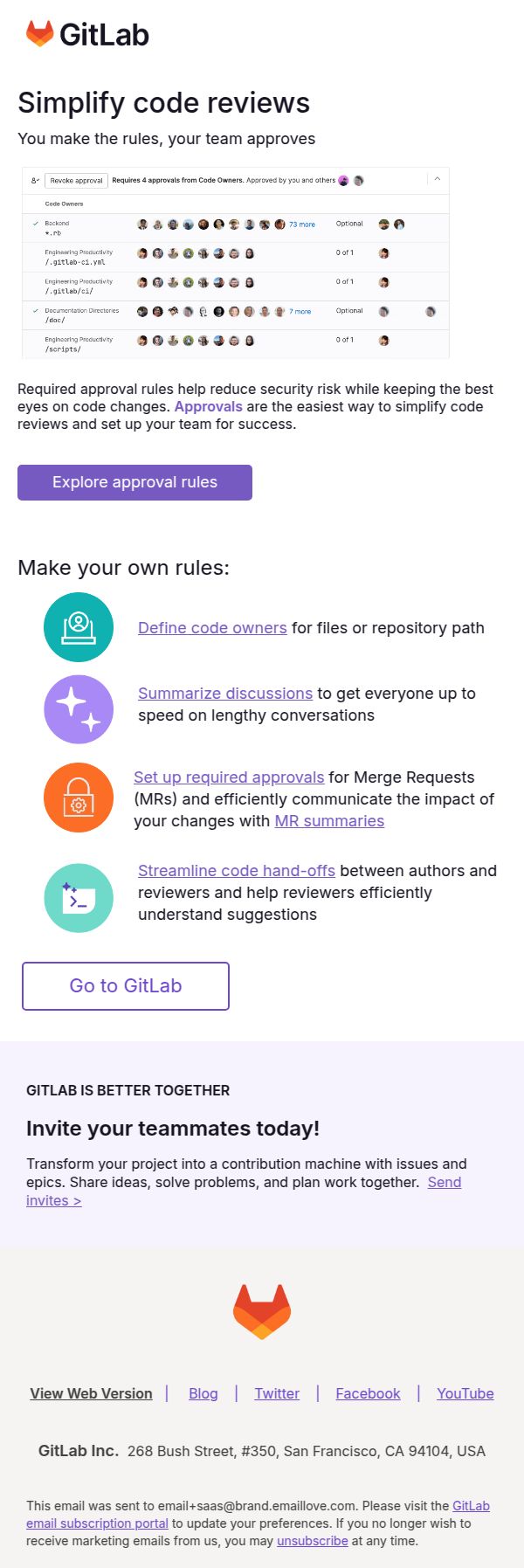 Email Inspiration from GitLab - Email Love