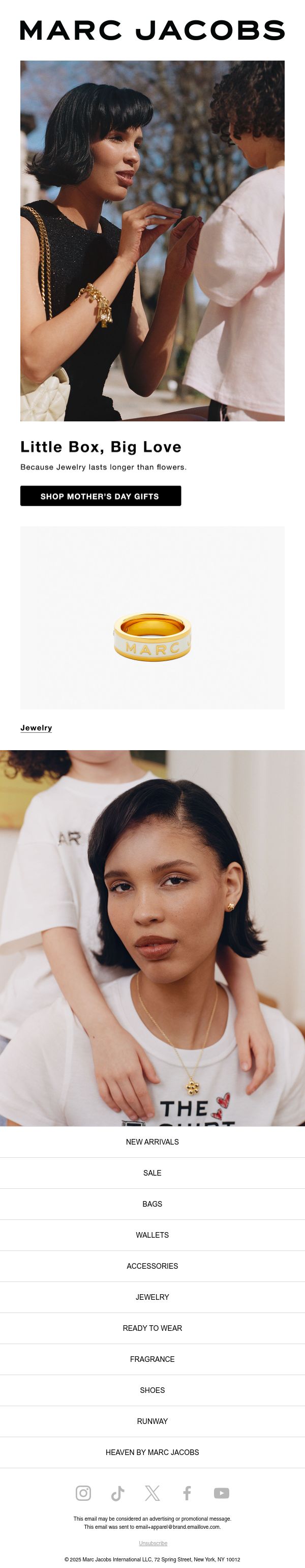 Email Inspiration from MARC JACOBS - Email Love