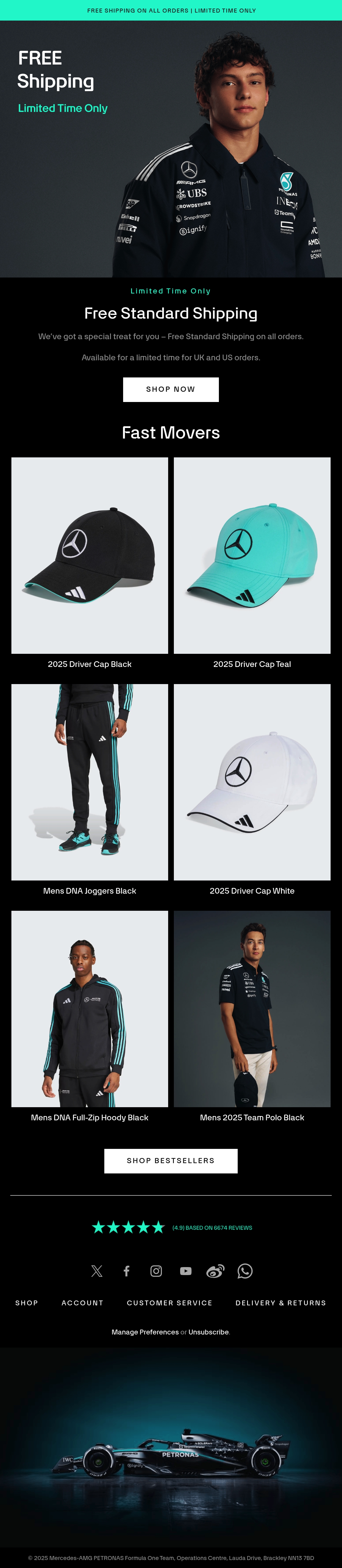 Email Inspiration from Mercedes-AMG PETRONAS F1 Team - Email Love