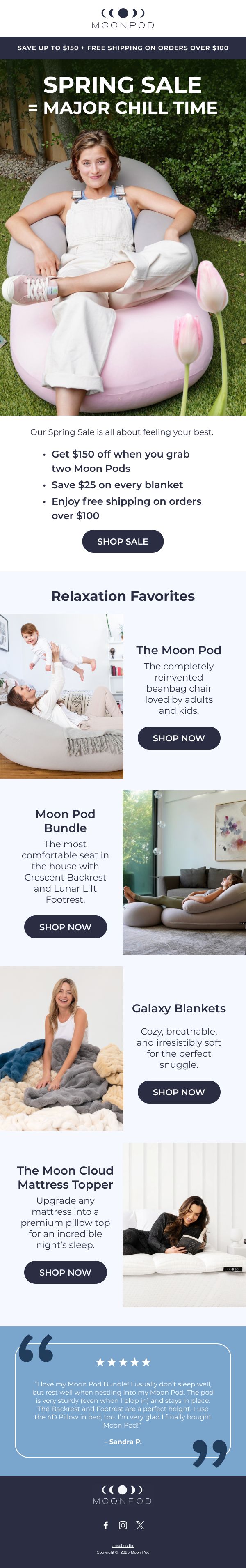 Email Inspiration from Moon Pod - Email Love