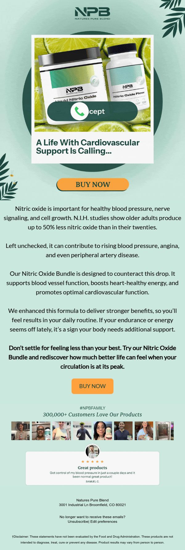 Email Inspiration from NPB Client Care - Email Love