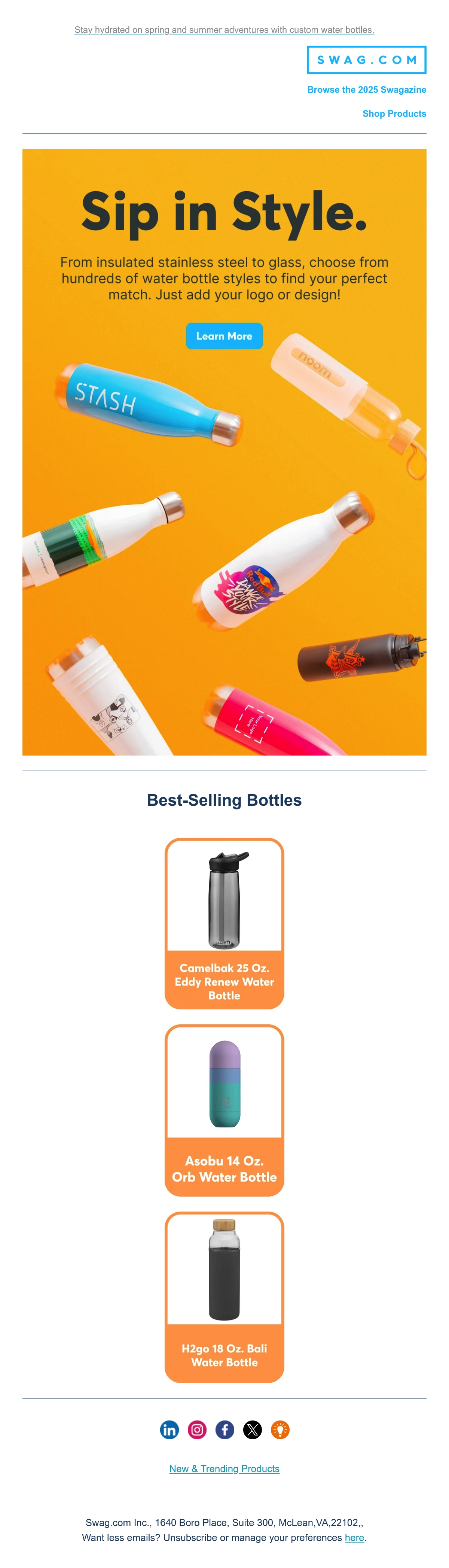 Email Inspiration from Swag.com - Email Love