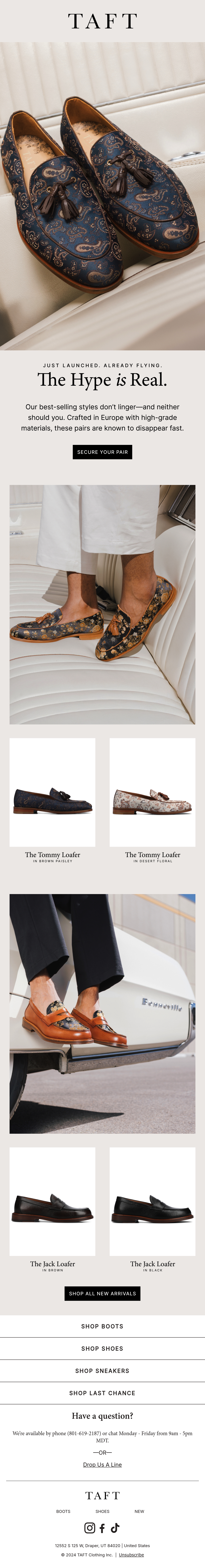 Email Inspiration from TAFT - Email Love