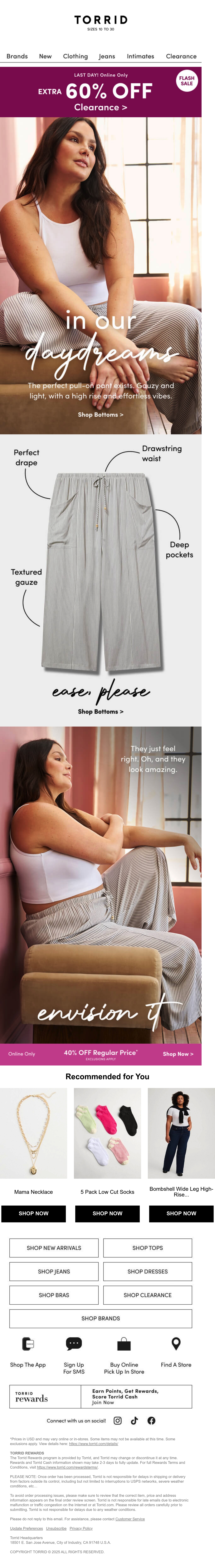 Email Inspiration from Torrid - Email Love