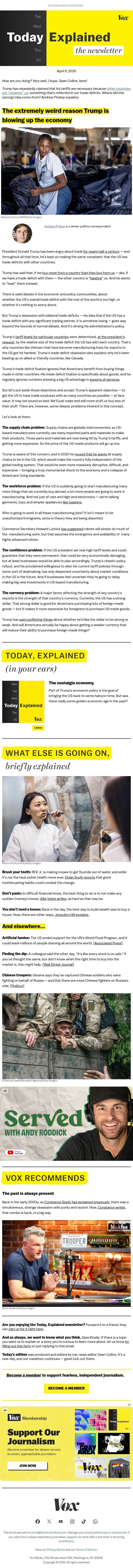 Email Inspiration from Vox’s Today Explained - Email Love