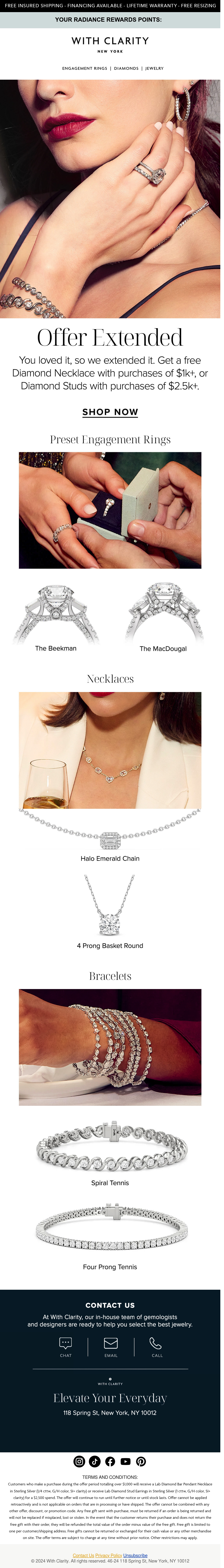 Email Inspiration from With Clarity - Email Love