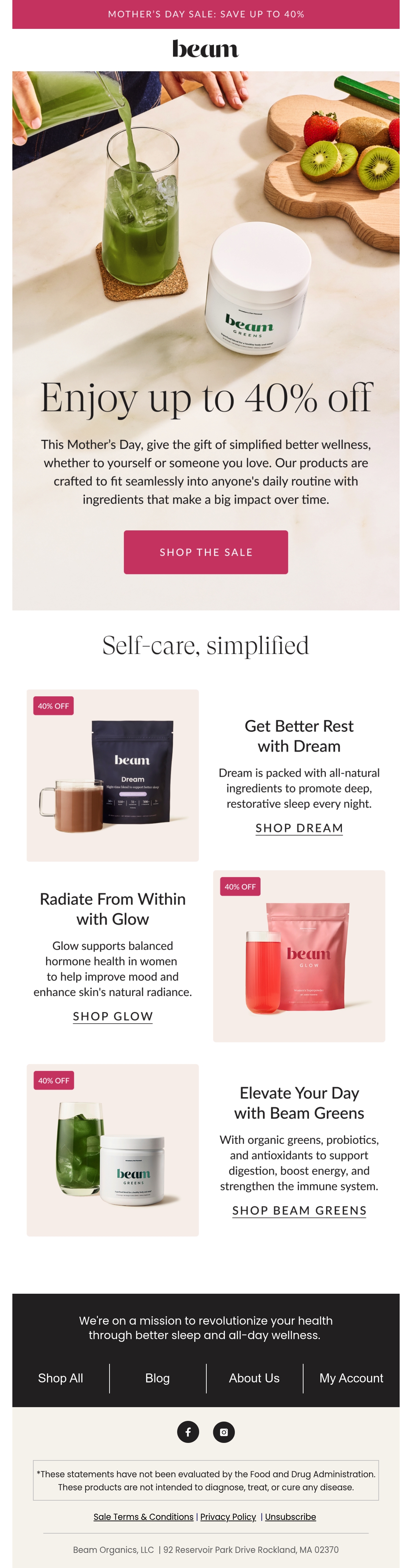 Email Design Inspiration by Philz