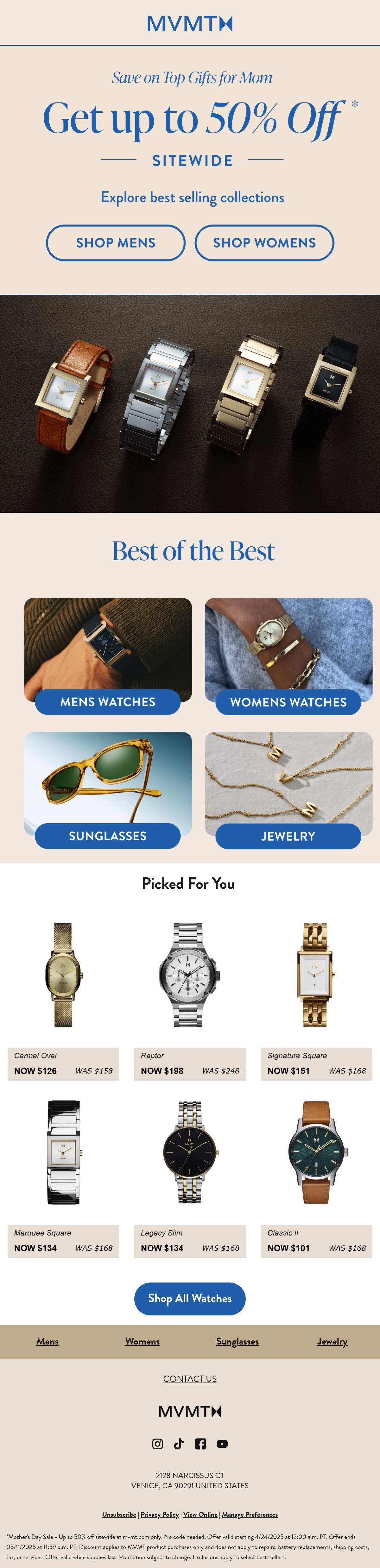 Email Inspiration from MVMT - Email Love