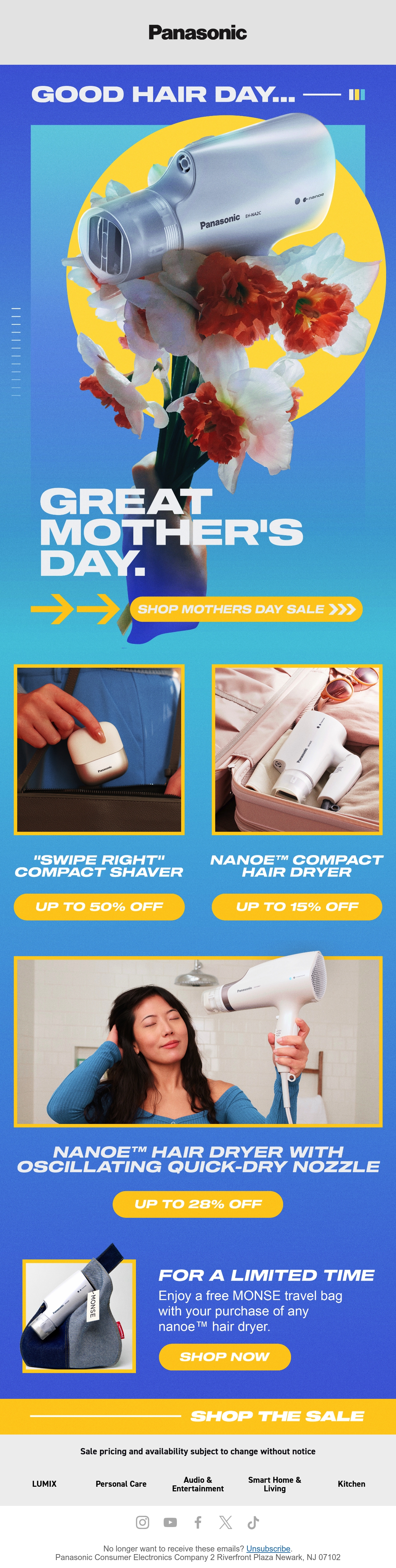 Panasonic Emails and Newsletters