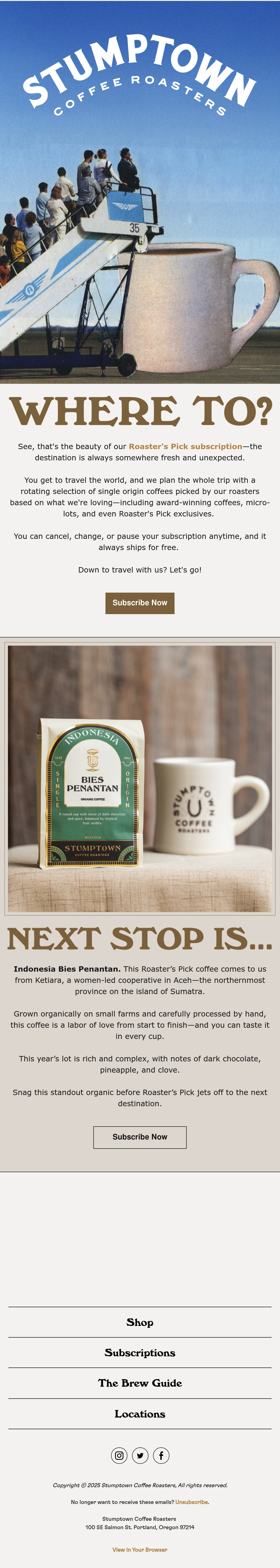 Email Design Inspiration by Lonely Planet