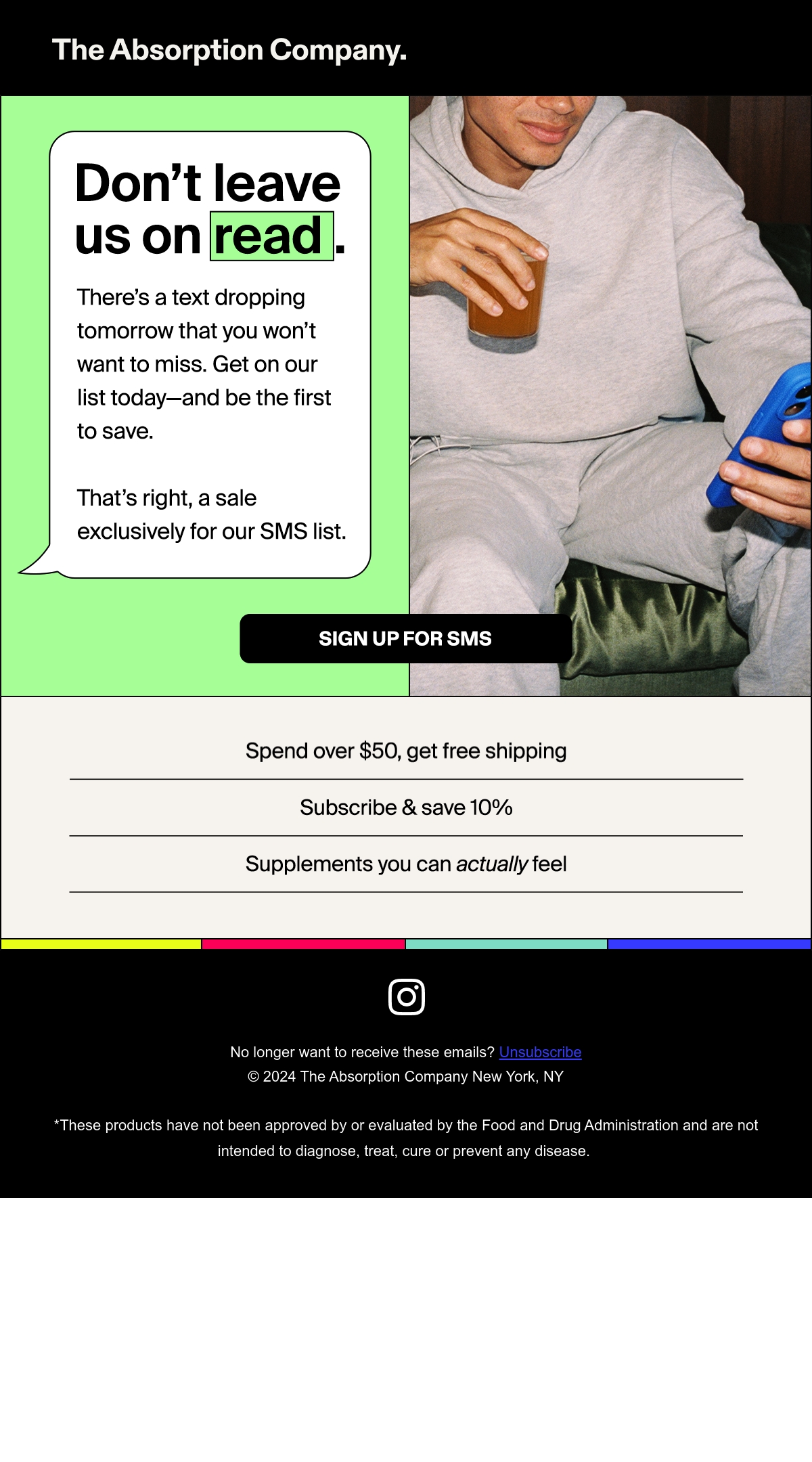 Email Design Inspiration by The Absorption Company