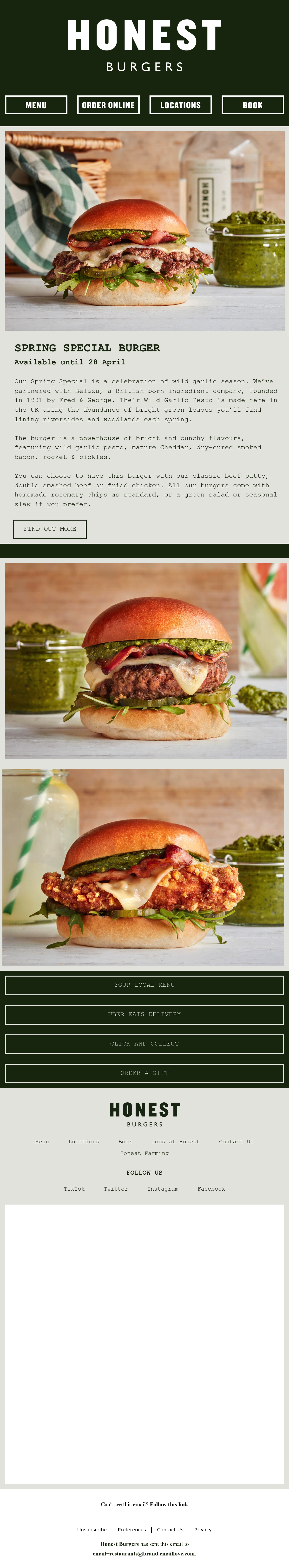 Email Design Inspiration by PizzaExpress