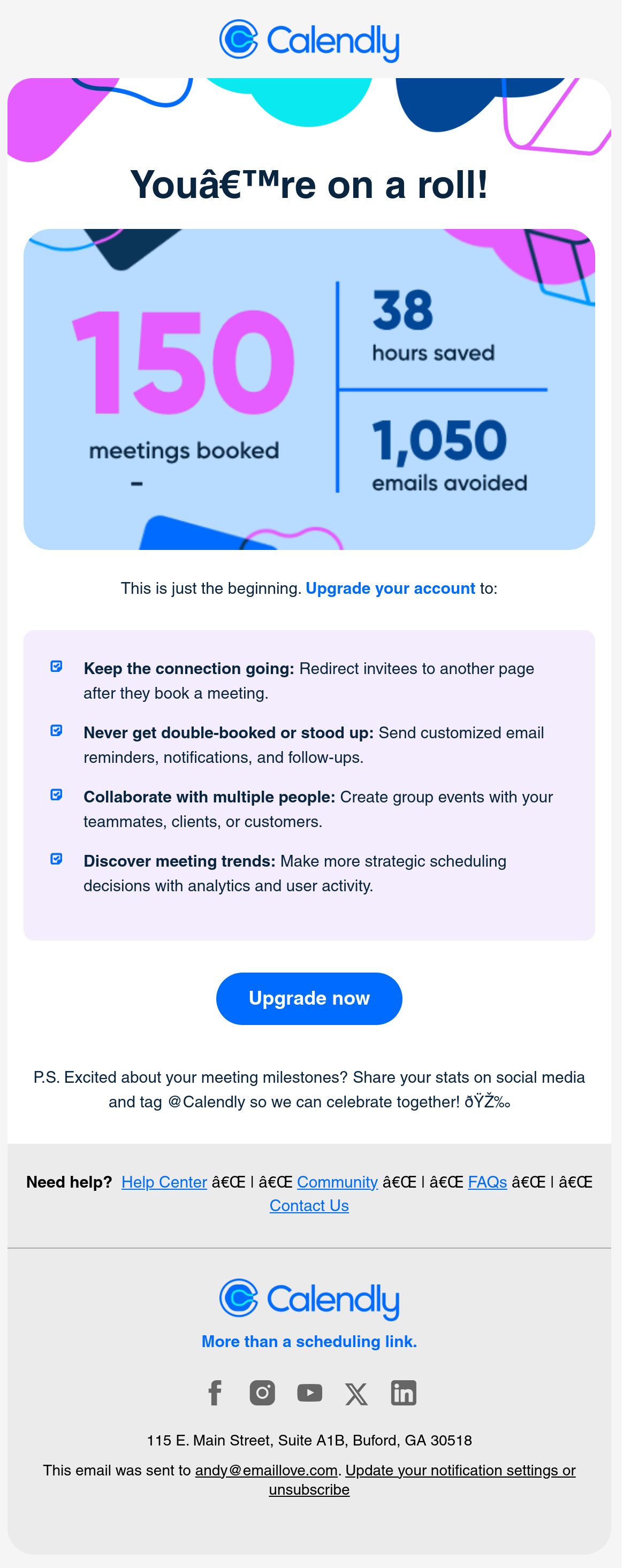 Email Design Inspiration by Zoom