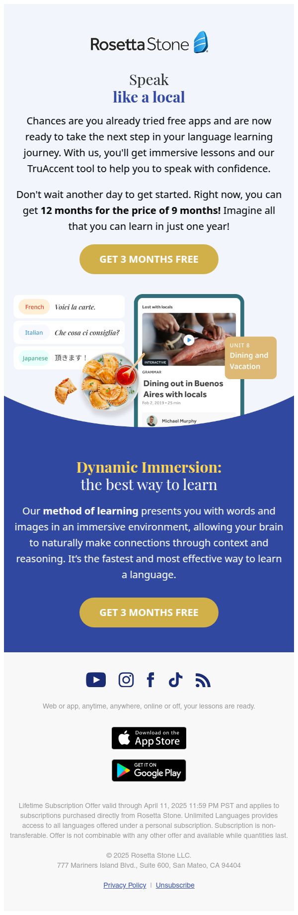Email Design Inspiration by Apple