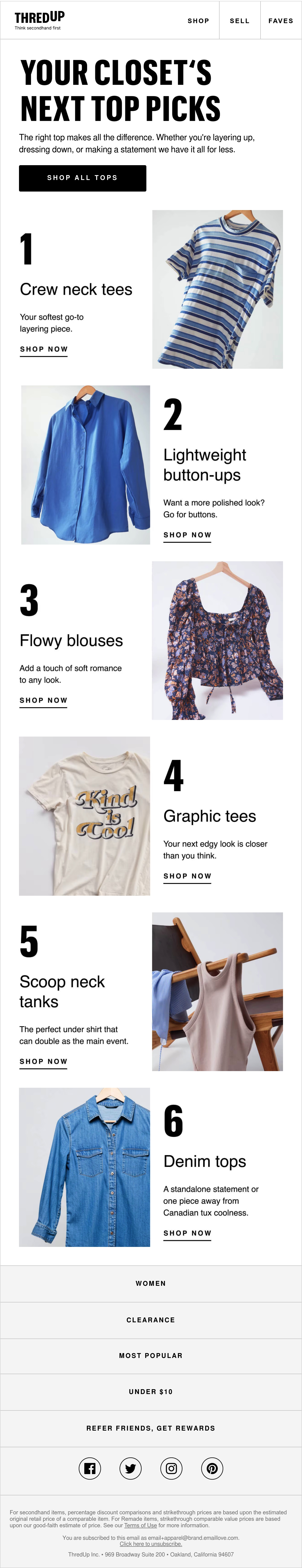 Email Design Inspiration by Homesick