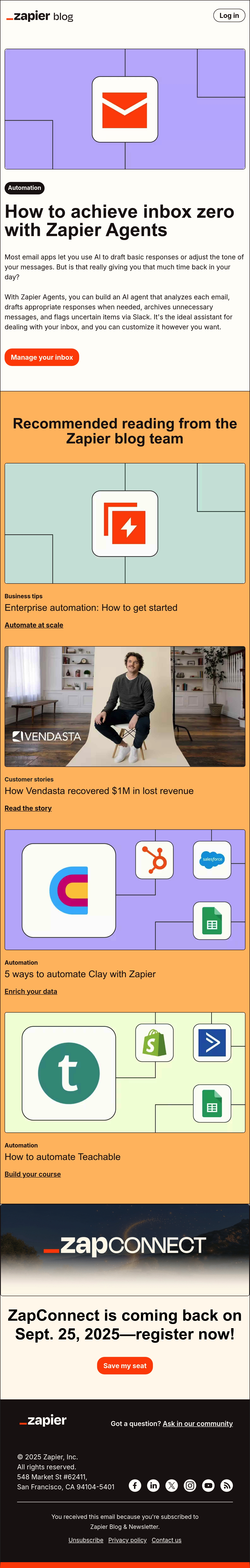 Email Design Inspiration by Lonely Planet